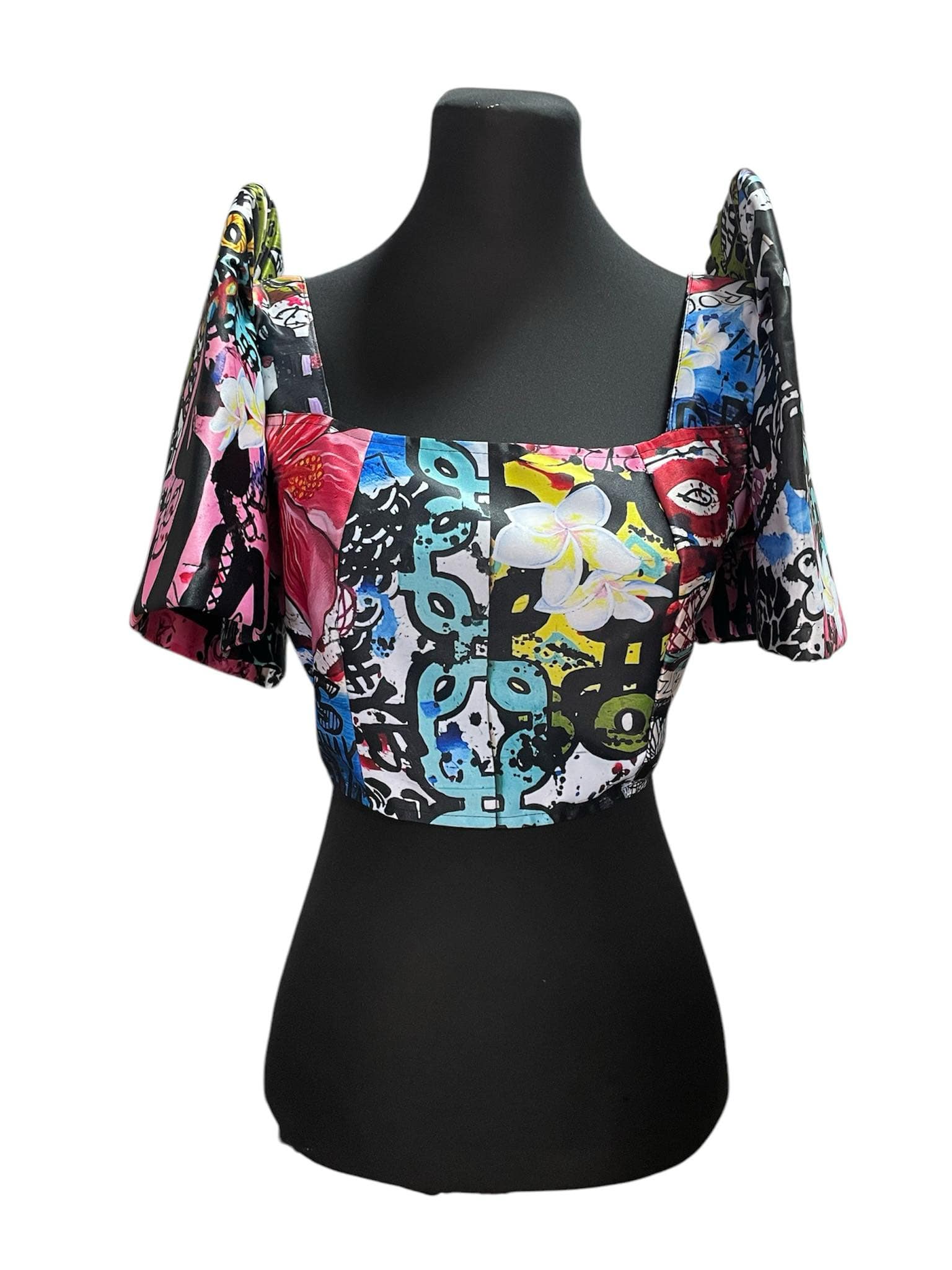 PamPinay terno, original Pamela Gotangco art, crop top – Frankie and ...